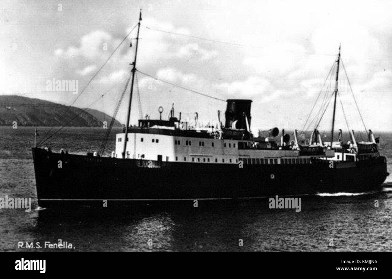 The RMS Fenella, a ferry ship operating in the Isle of Man, is seen ...