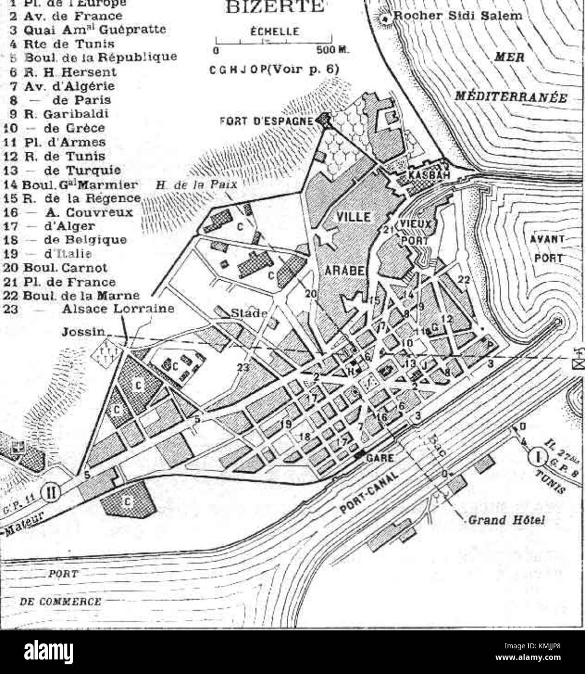 Plan Bizerte, dating from 1928, refers to the French plan for the ...