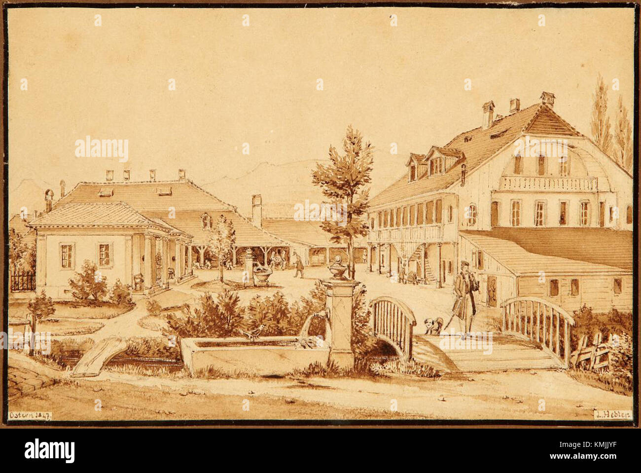 Hebler Landsitz refers to a historical estate or residence, details of ...