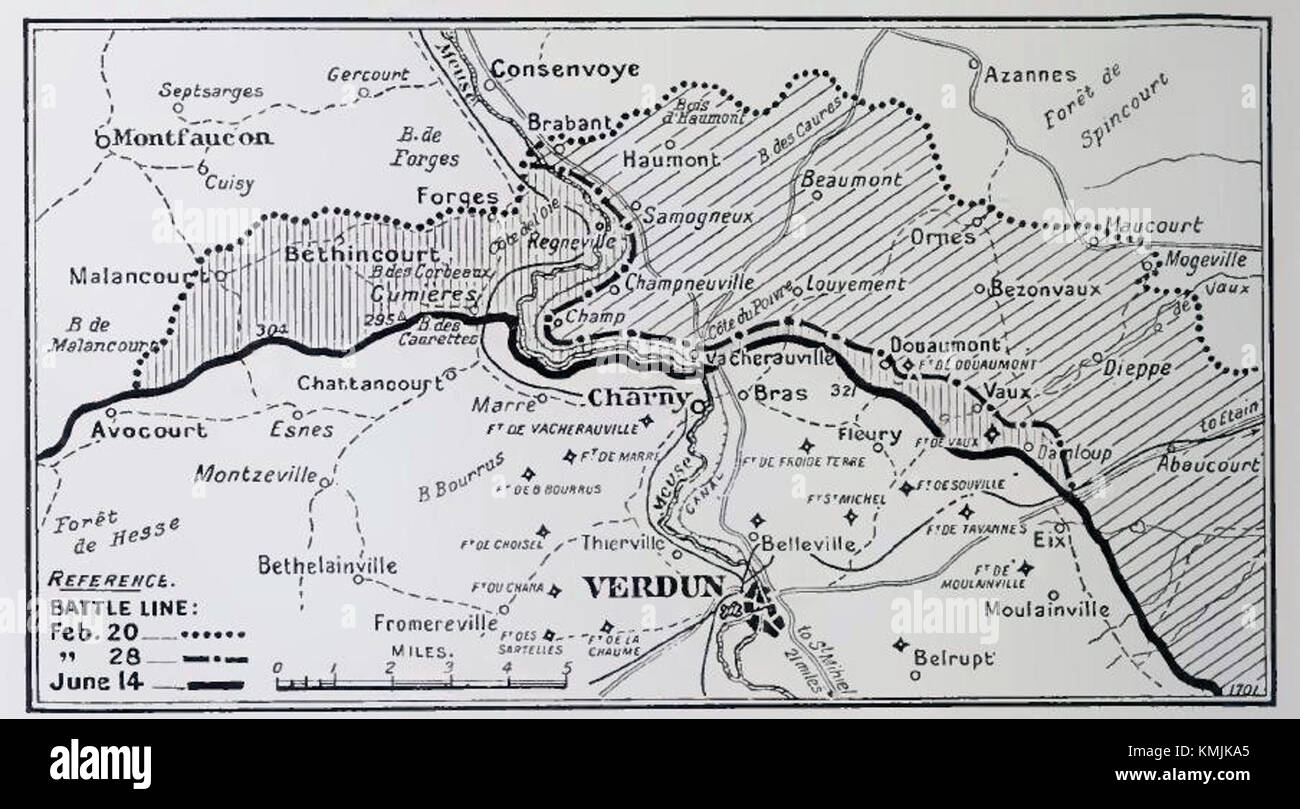 The Battle of Verdun, fought from February to June 1916, was one of the ...