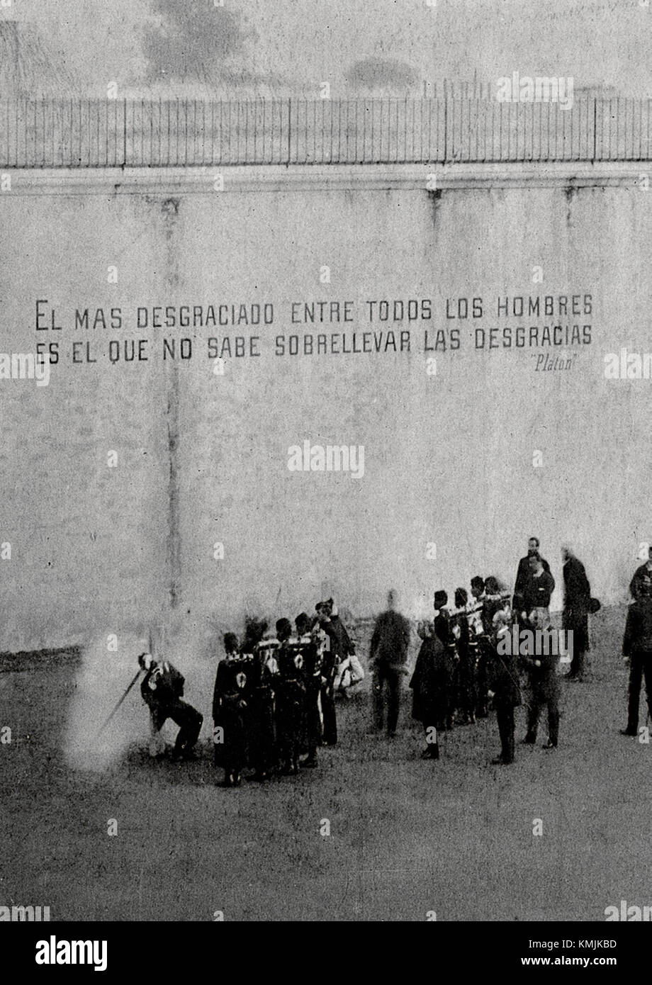 The execution of Facundo Luna and Carlos Bejarano, historical figures ...