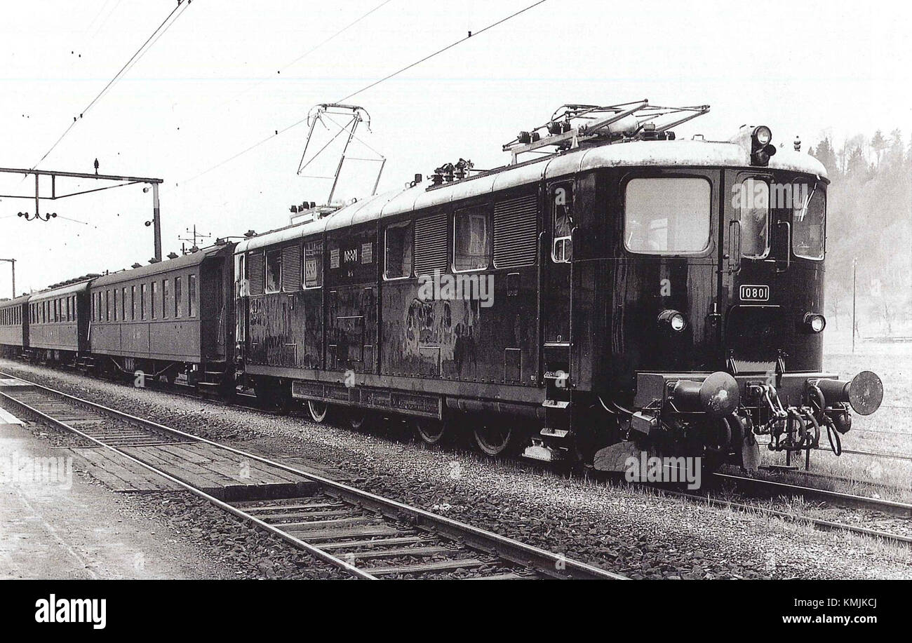 The SBB Ae 4/6 10801 is a Swiss electric locomotive, part of the Swiss ...