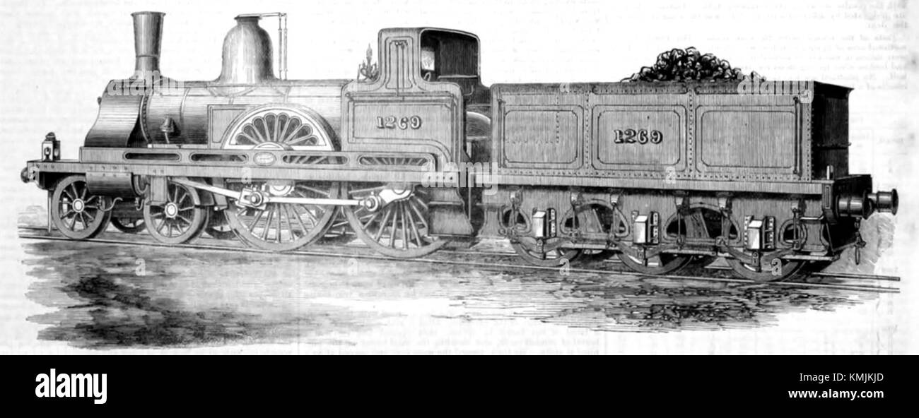 Locomotive No. 1269 is an 1875 steam locomotive, representing an ...
