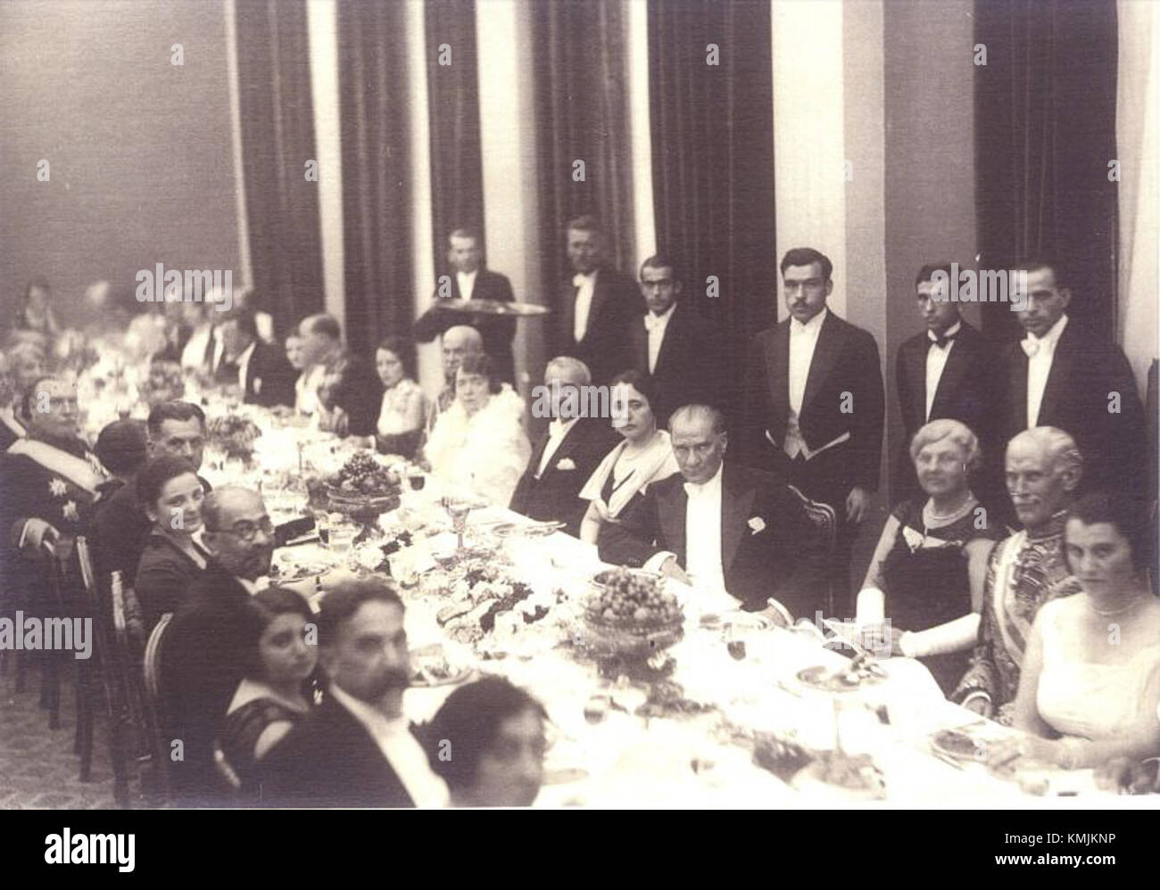 The diplomatic reception in the Soviet Embassy in Ankara in 1927 marked ...