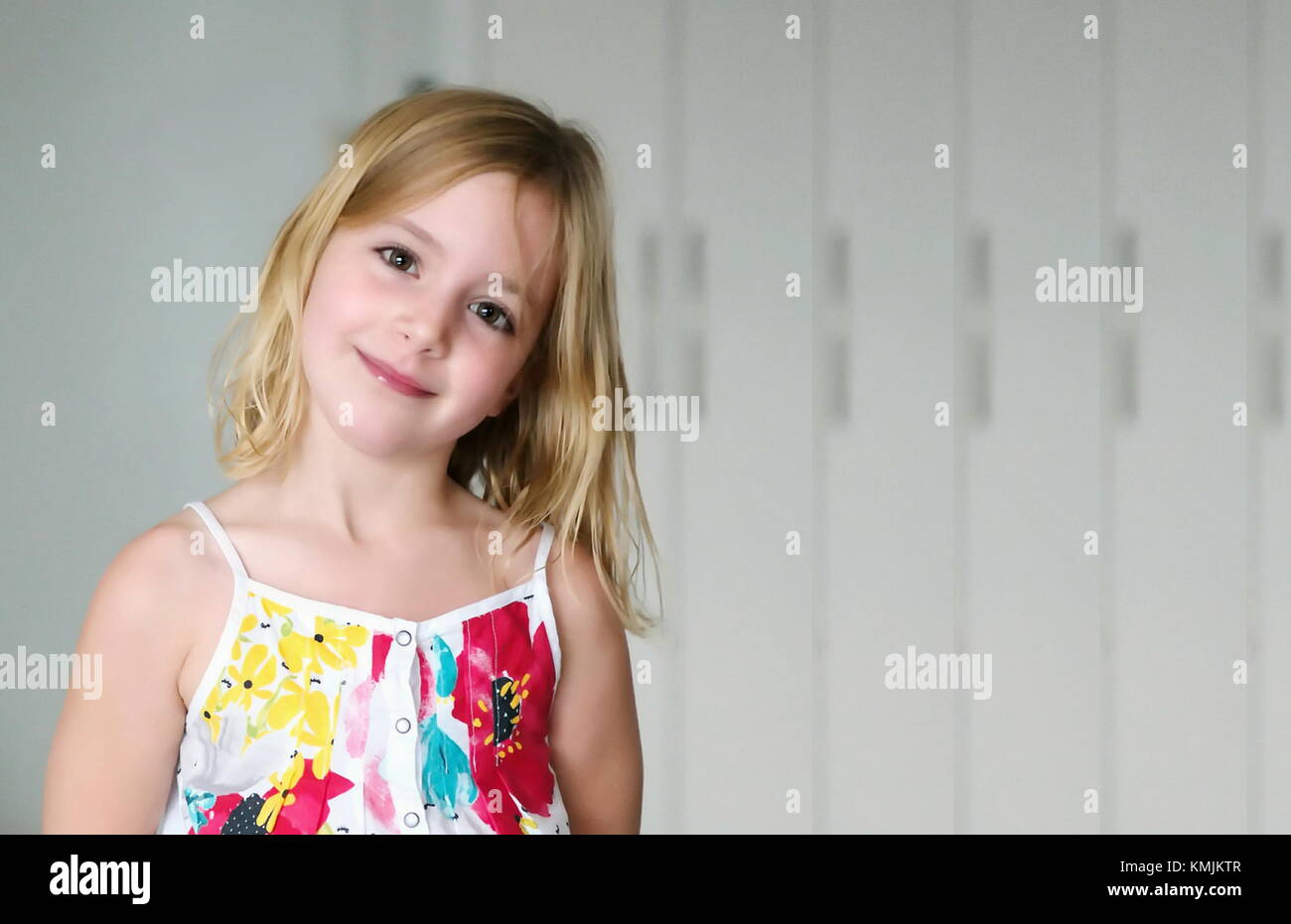 Cute six year old girl hi-res stock photography and images - Alamy
