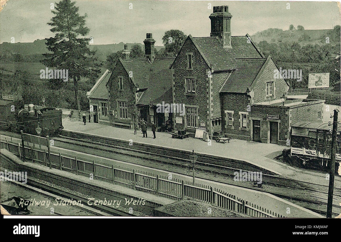 Tenbury Wells railway station, located in Worcestershire, England, was ...