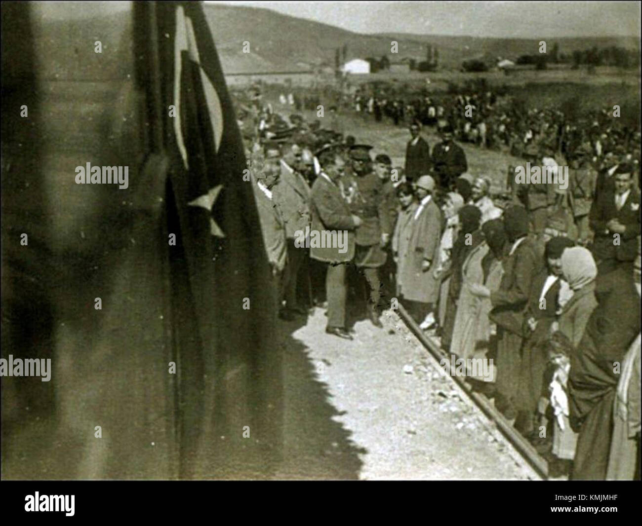 'Mustafa Kemal'in Kavak ziyareti, 1930' refers to a significant ...