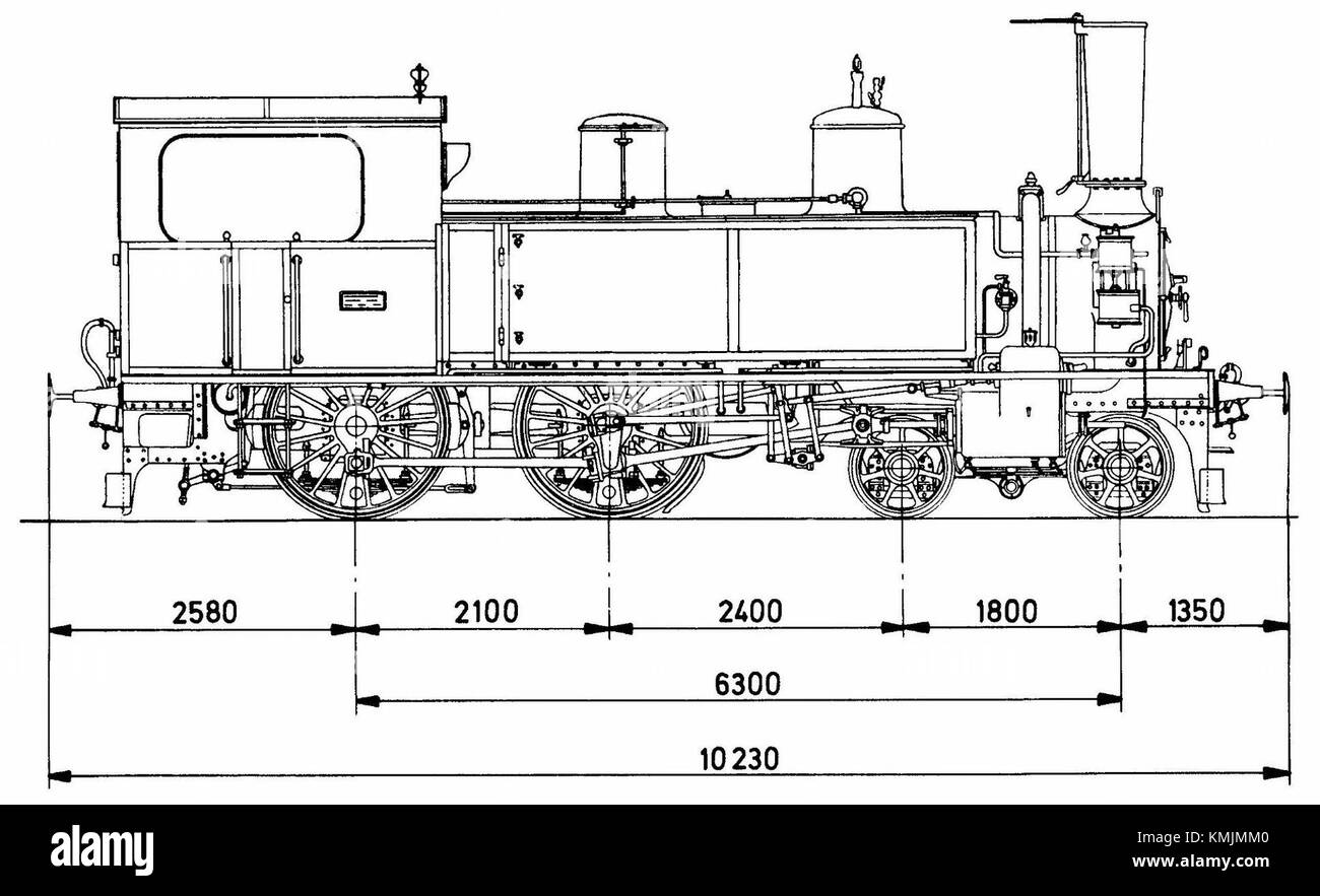 The JS Eb 2-4 Typenskizze is a detailed technical sketch of a railway ...