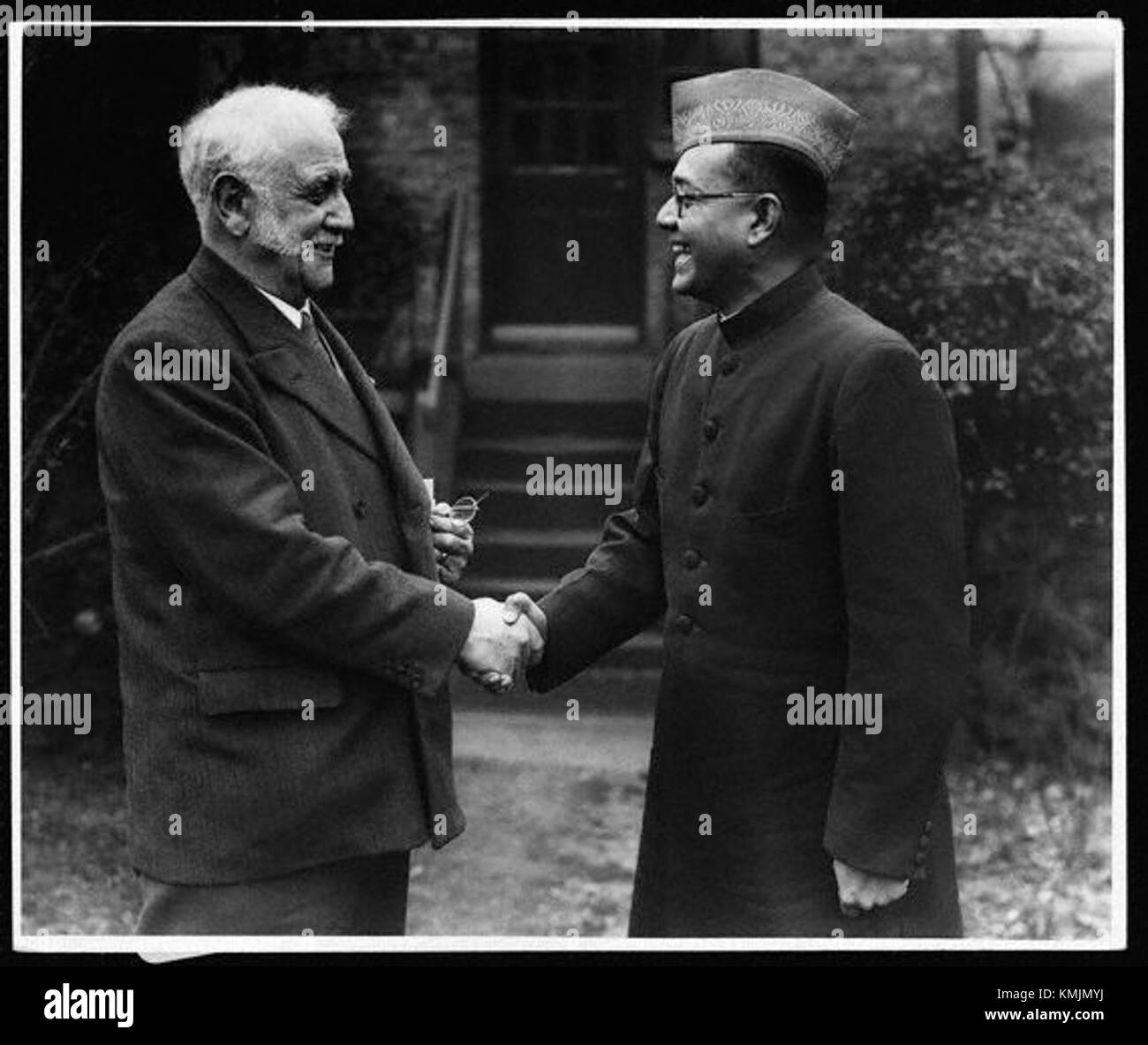 Subhas Chandra Bose, an Indian nationalist leader, met George Lansbury ...