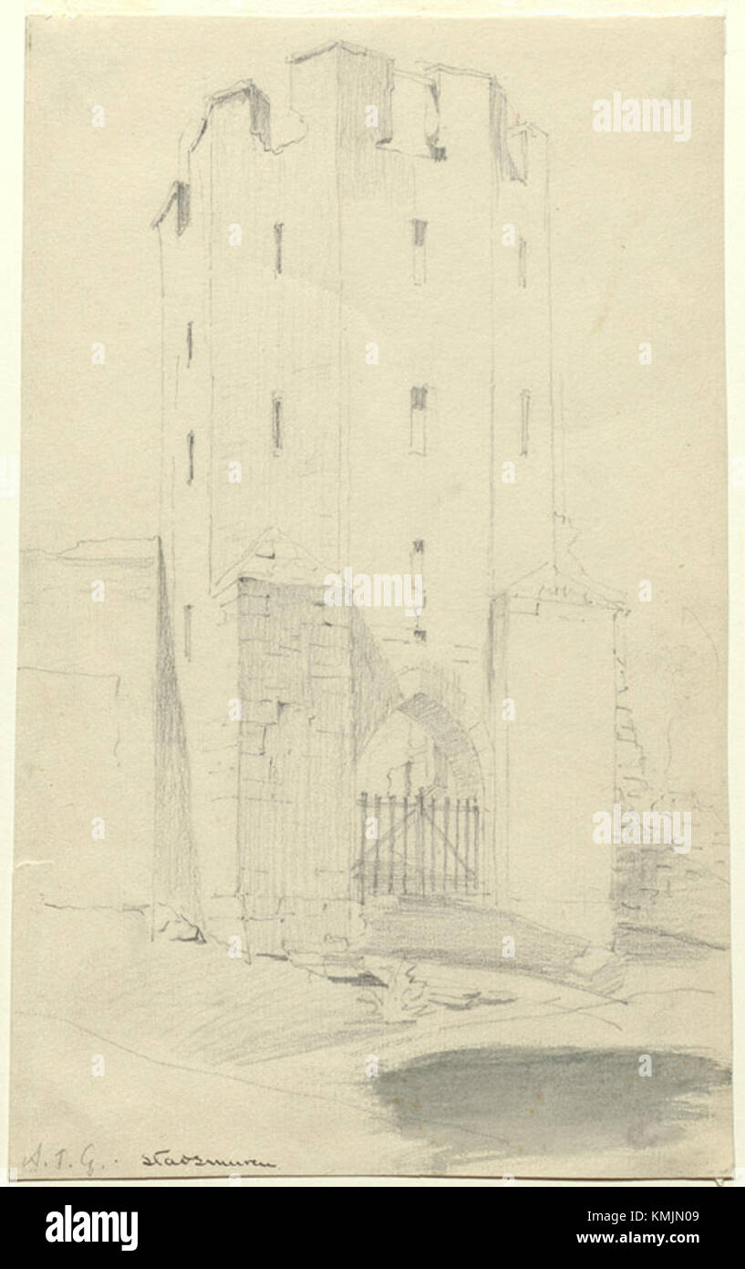 The Visby Ringmur, located in Visby, Sweden, is a medieval city wall ...