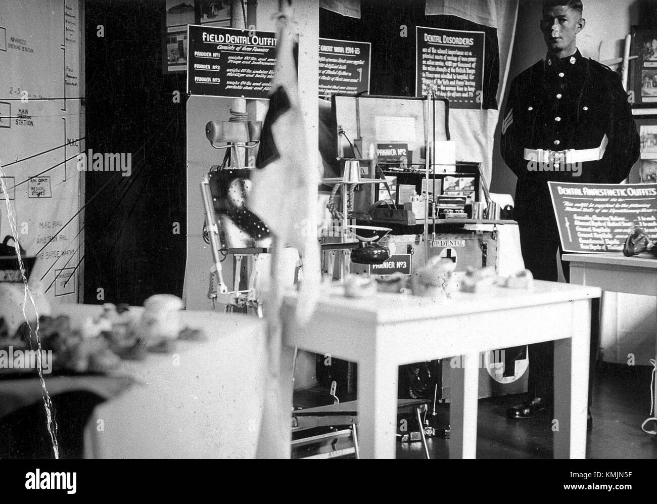 Two historical photographs of the Royal Army Medical Corps (RAMC ...