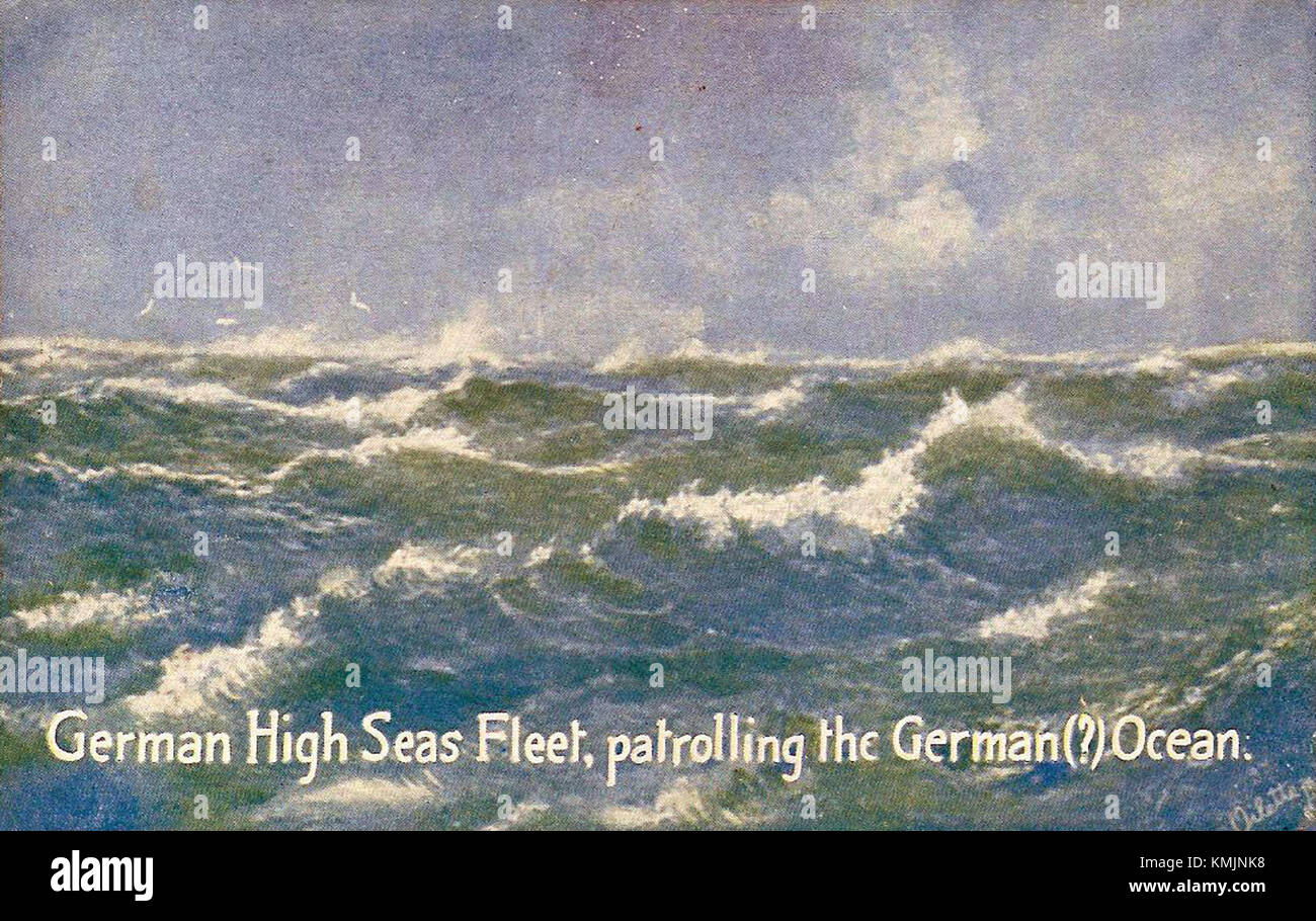 The German High Seas Fleet was the main naval force of the German ...