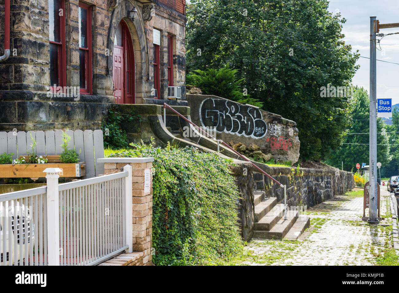 Skyline from Polish hill in Northern Pittsburgh, Pennsylvania Stock ...