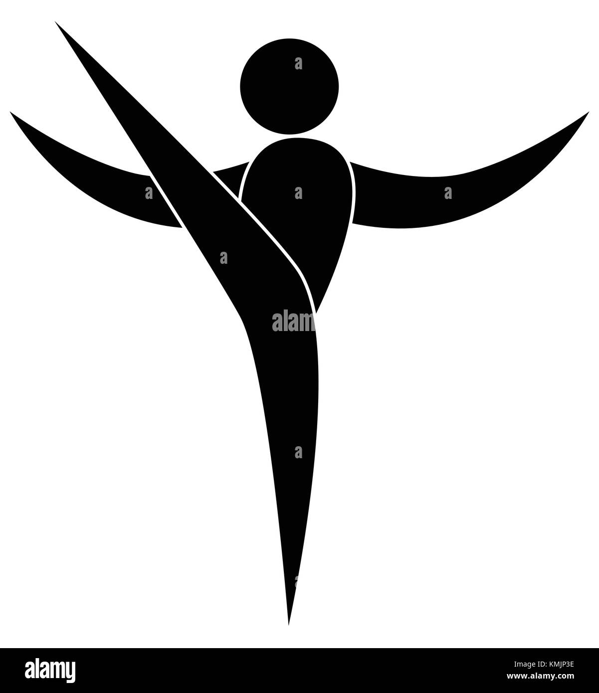 abstract fitness person Stock Vector Image & Art - Alamy