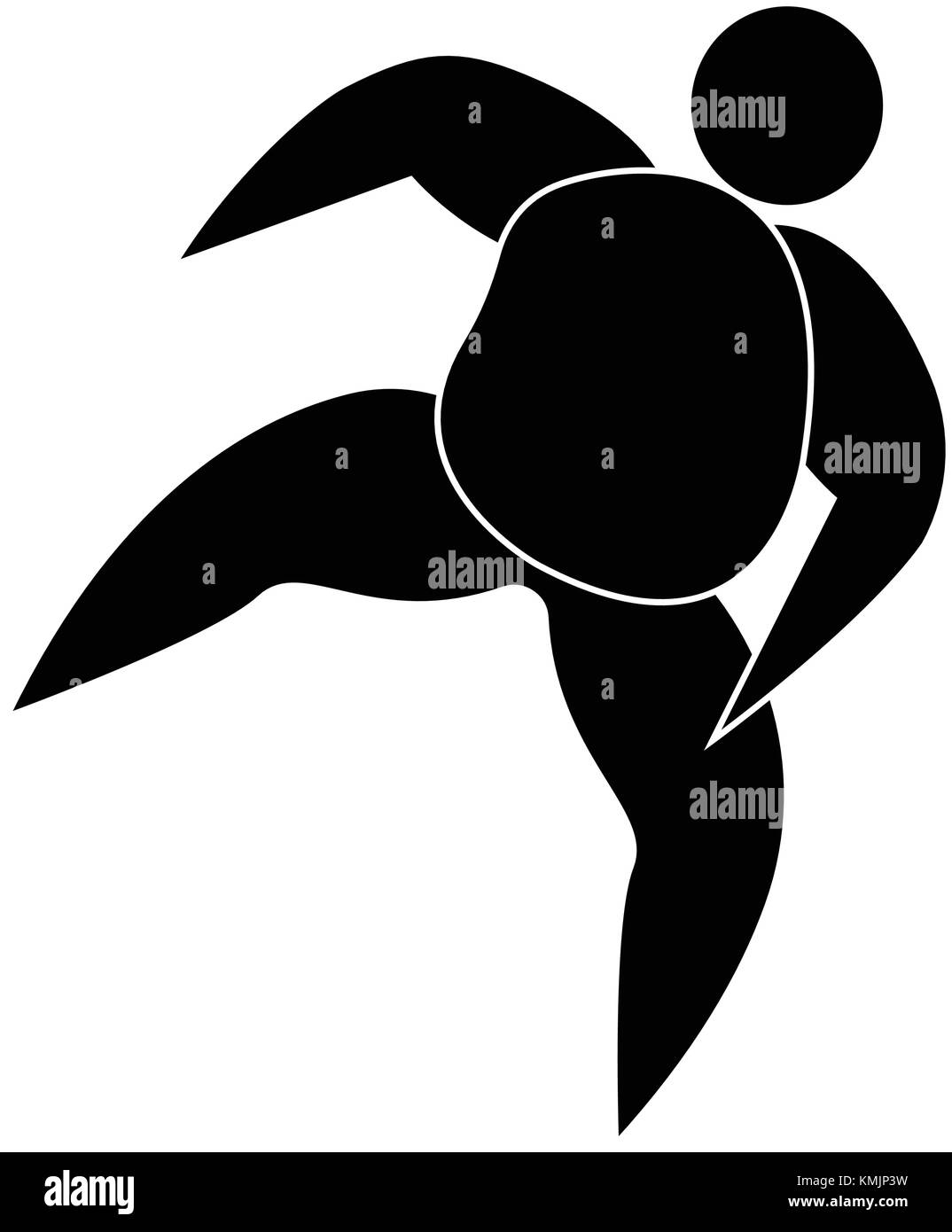 abstract fitness person Stock Vector Image & Art - Alamy