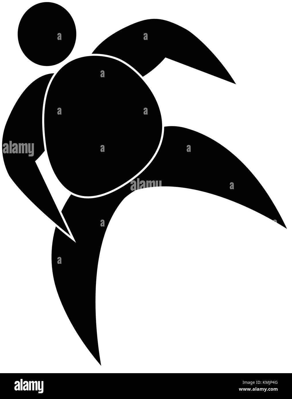 abstract fitness person Stock Vector Image & Art - Alamy