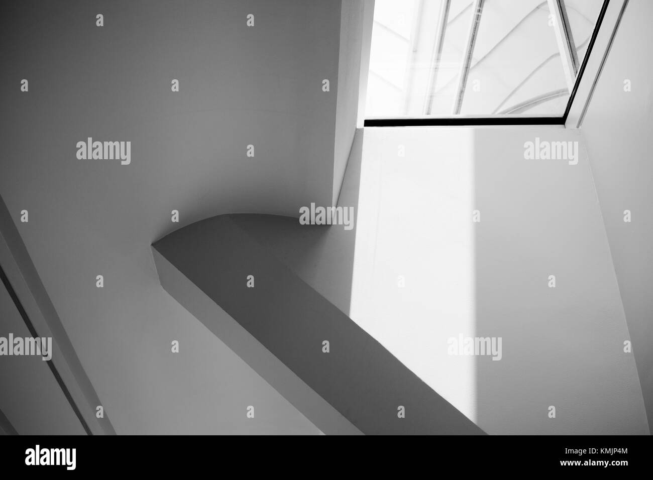 Milwaukee art museum calatrava view Black and White Stock Photos ...