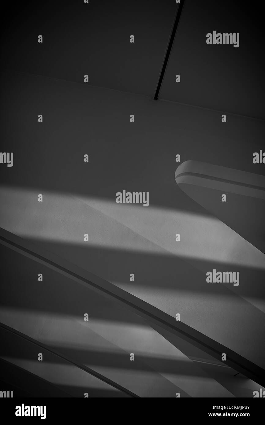 Milwaukee art museum calatrava view Black and White Stock Photos ...