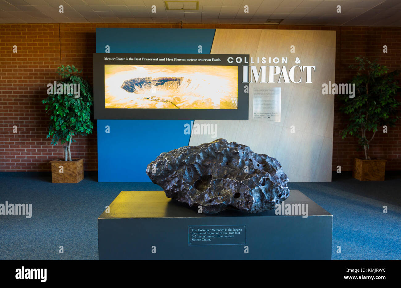 Holsinger meteorite. Meteor Crater is a meteorite impact crater. The ...