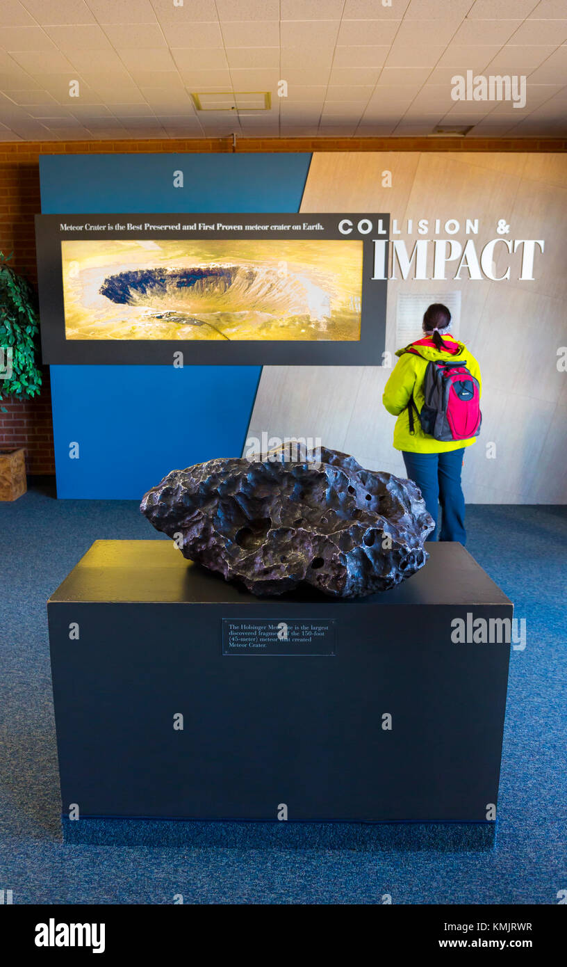 Holsinger meteorite. Meteor Crater is a meteorite impact crater. The ...
