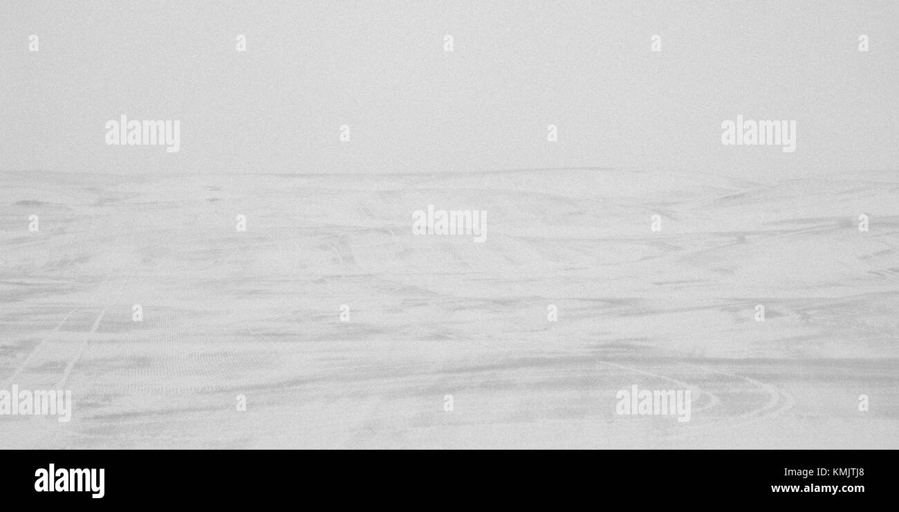 Track in the ice and snow, Canada Stock Photo - Alamy