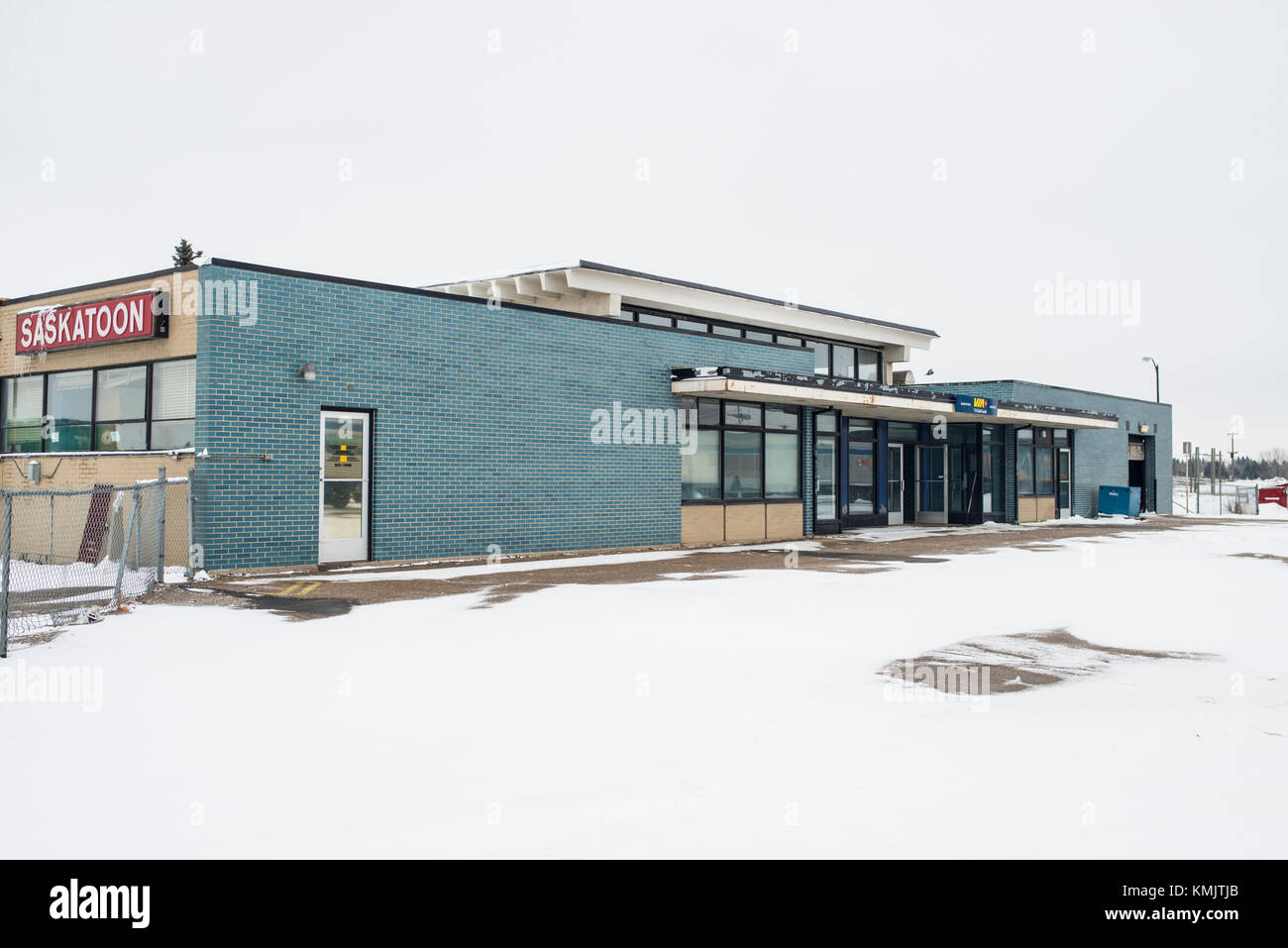 Saskatoon railway station, Canada Stock Photo - Alamy