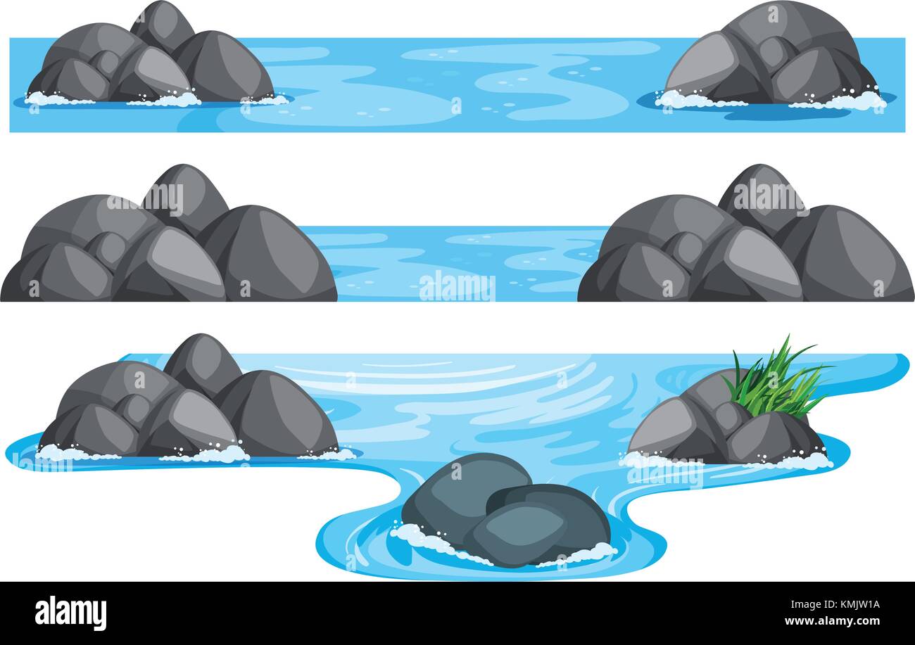 Lake illustration Stock Vector Images - Alamy