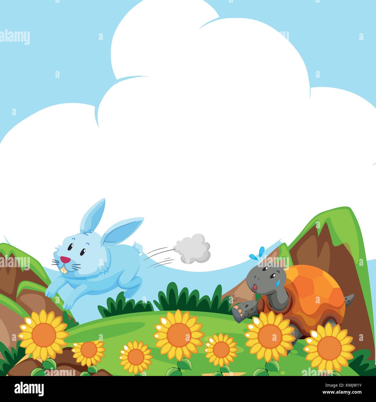 Rabbit and turtle race hi-res stock photography and images - Alamy