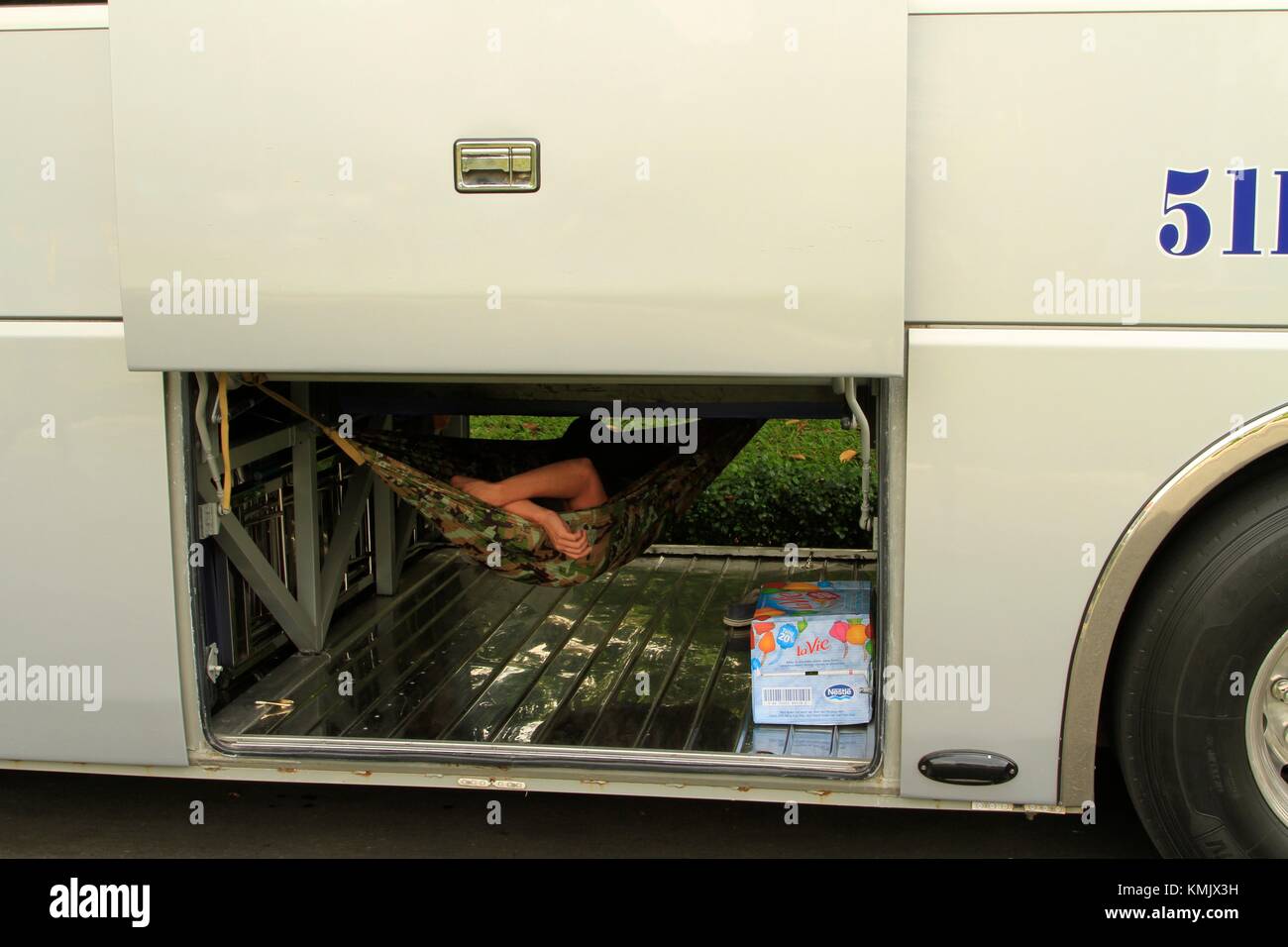 Bus luggage compartment hi-res stock photography and images - Alamy