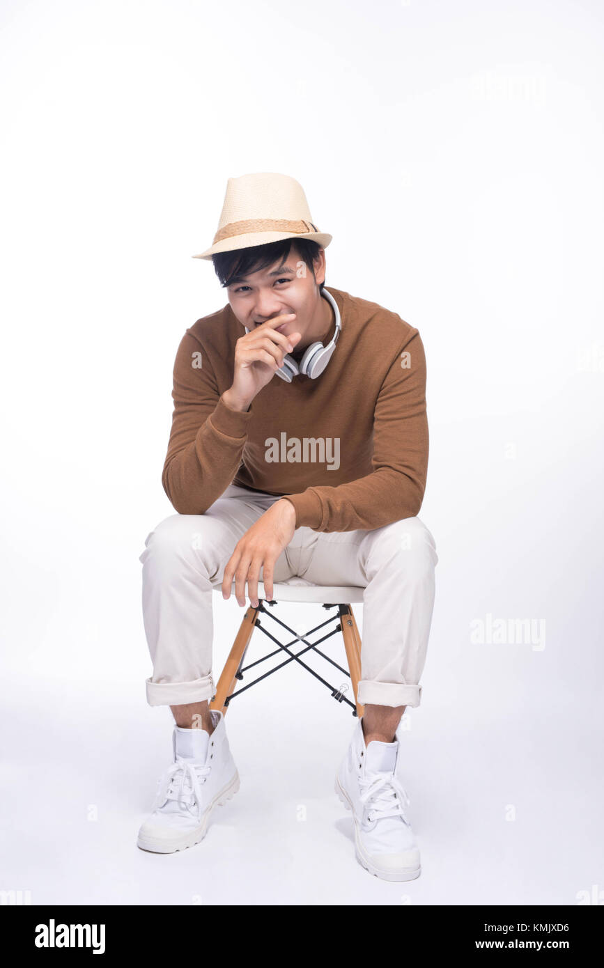 Seated on chair hi-res stock photography and images - Alamy