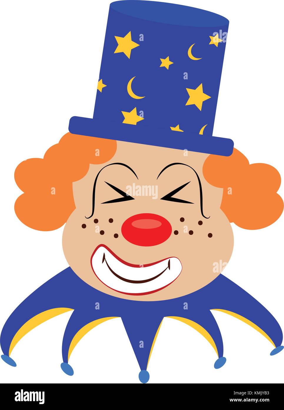 Funny cute Clown Stock Vector Image & Art - Alamy