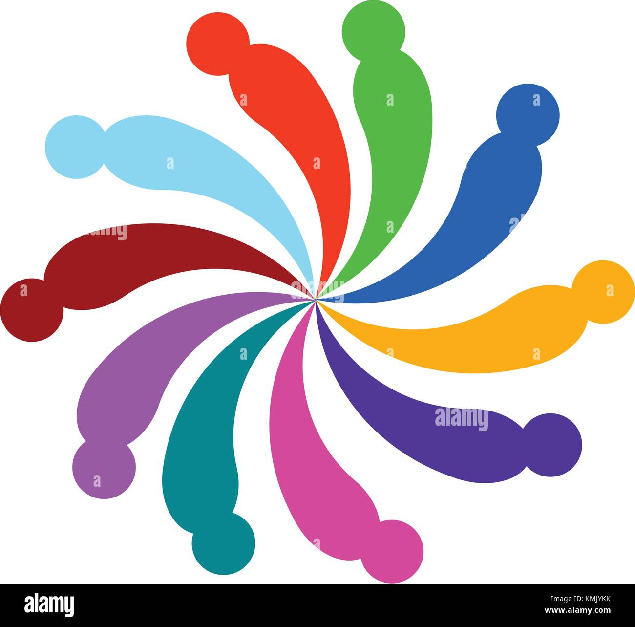 abstract group symbol Stock Vector Image & Art - Alamy