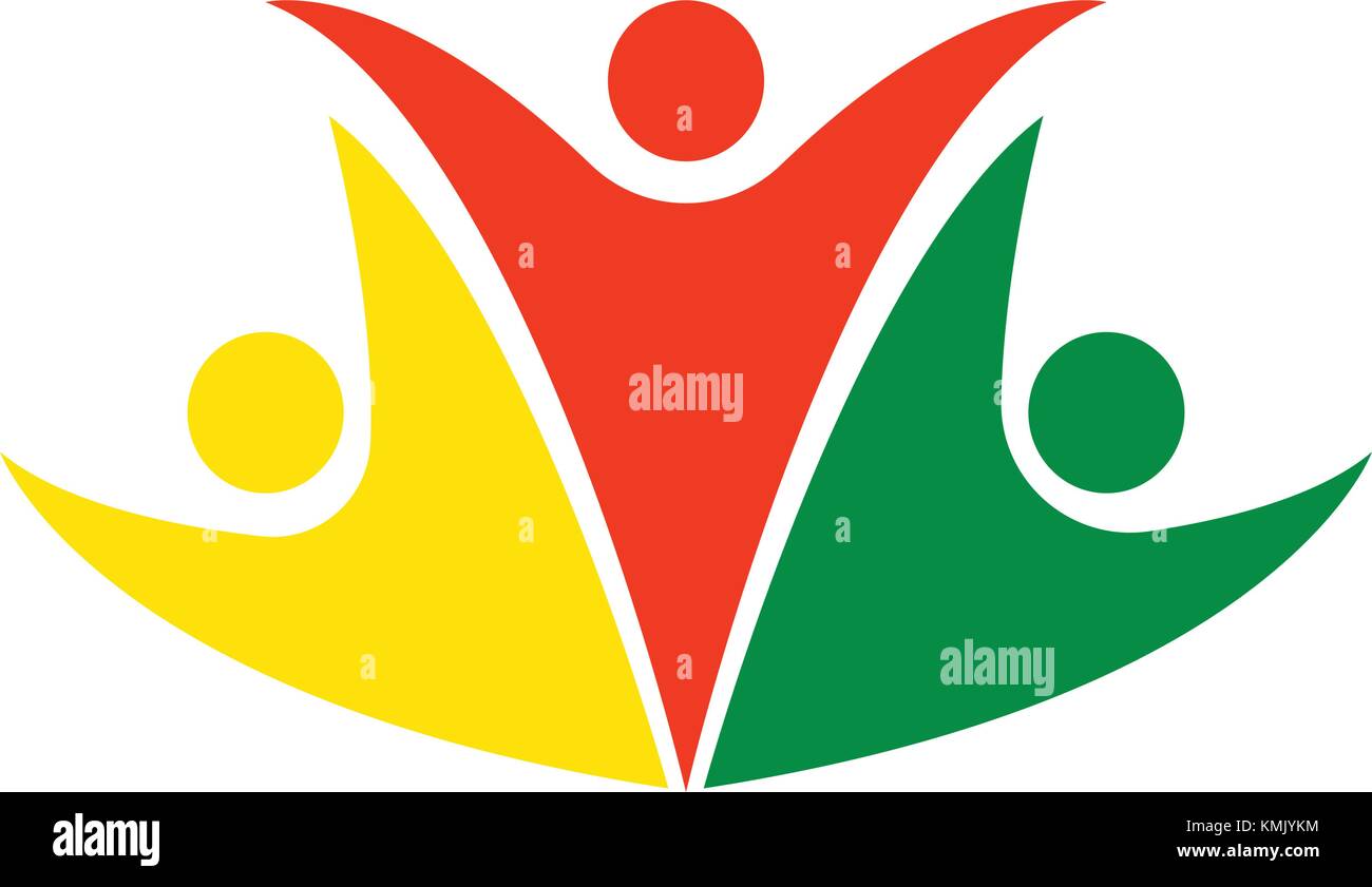 abstract group symbol Stock Vector Image & Art - Alamy