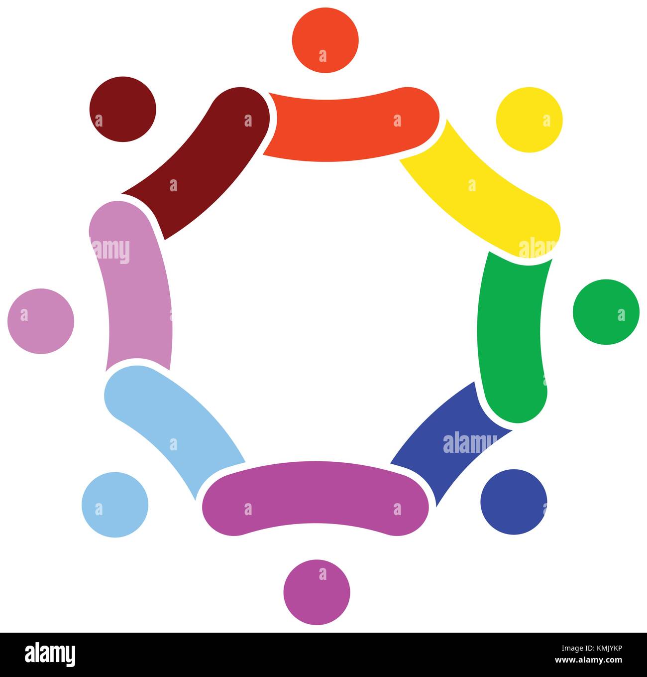 abstract group symbol Stock Vector Image & Art - Alamy