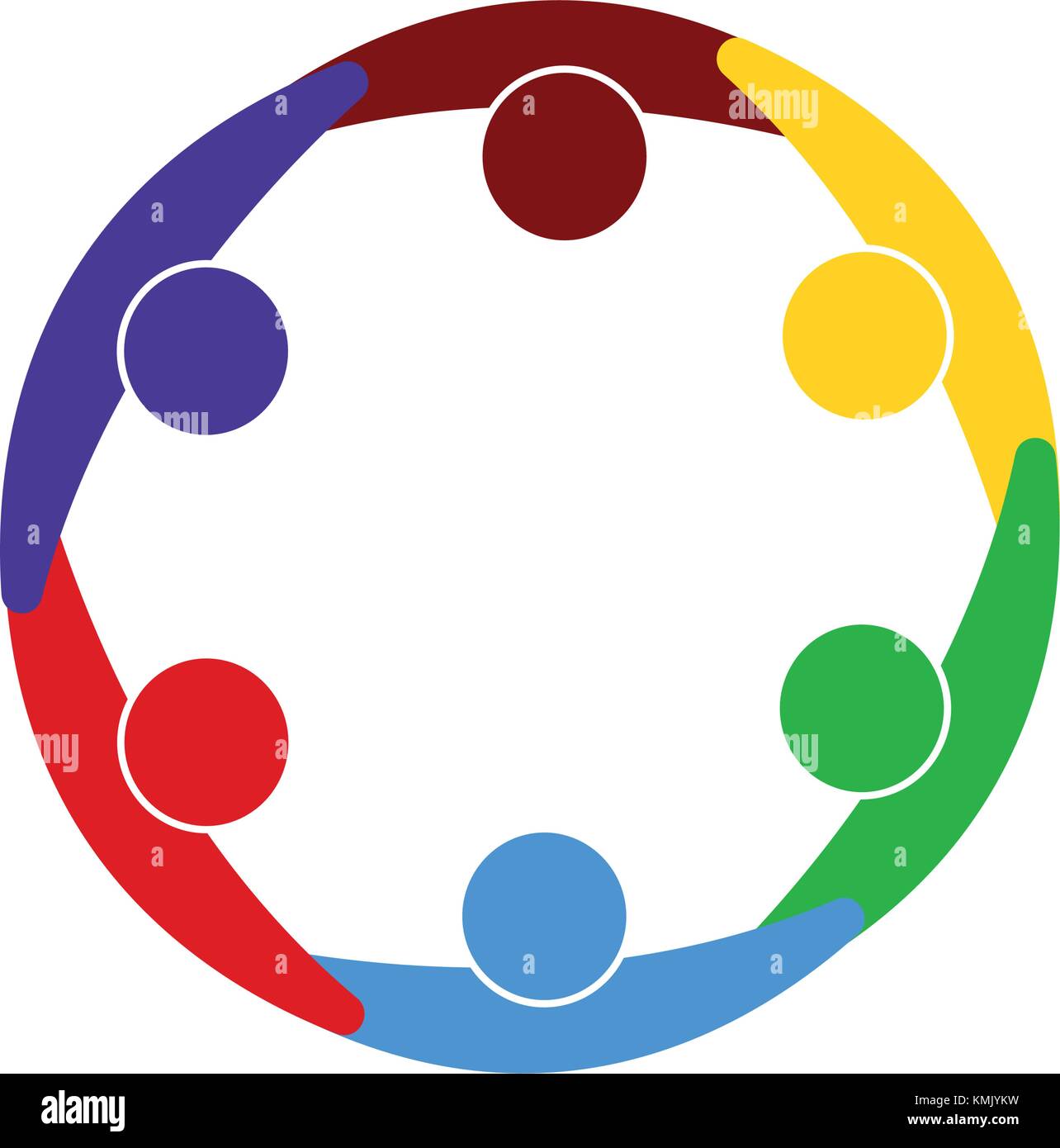 abstract group symbol Stock Vector Image & Art - Alamy