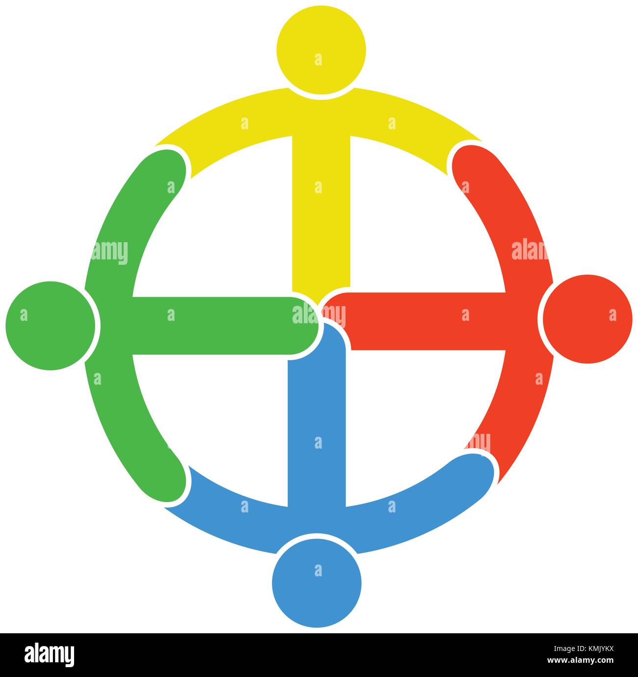 abstract group symbol Stock Vector Image & Art - Alamy