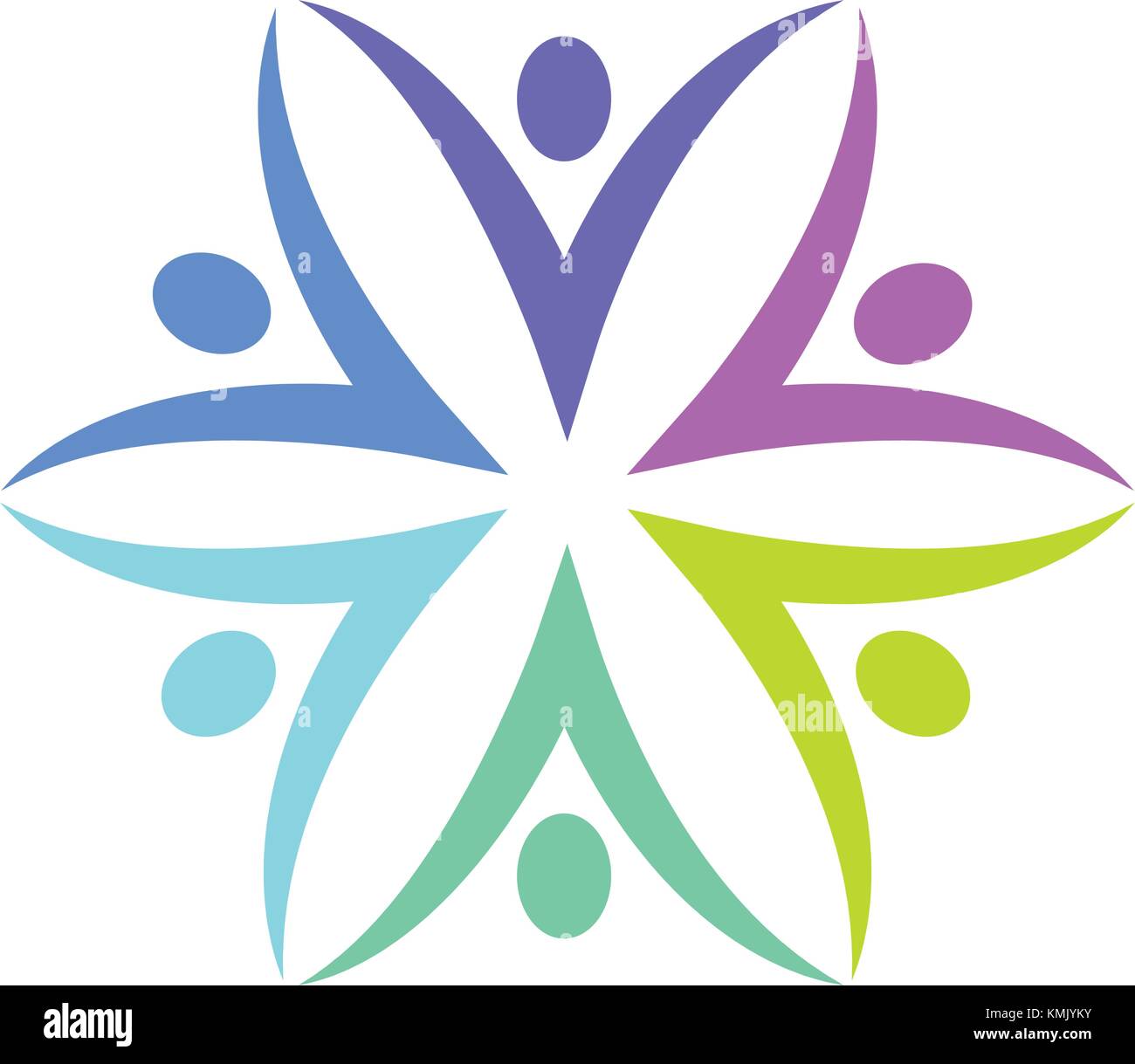 abstract group symbol Stock Vector Image & Art - Alamy