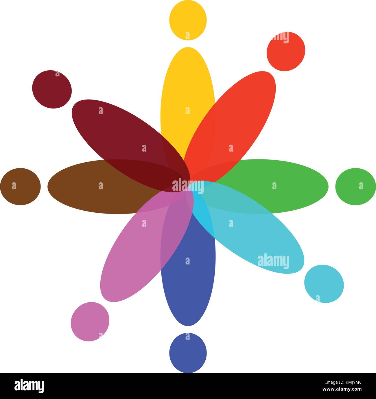 abstract group symbol Stock Vector Image & Art - Alamy