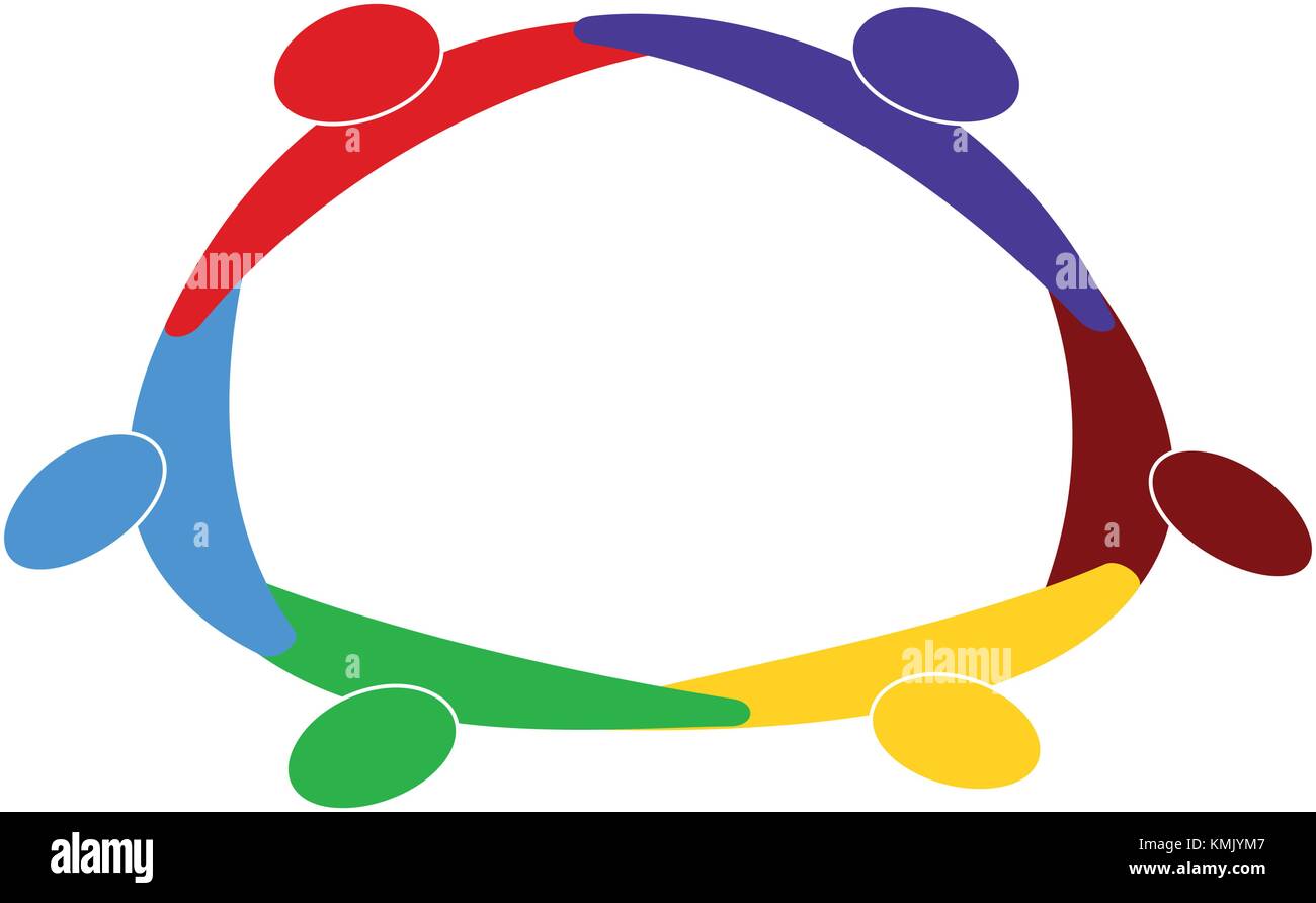 abstract group symbol Stock Vector Image & Art - Alamy