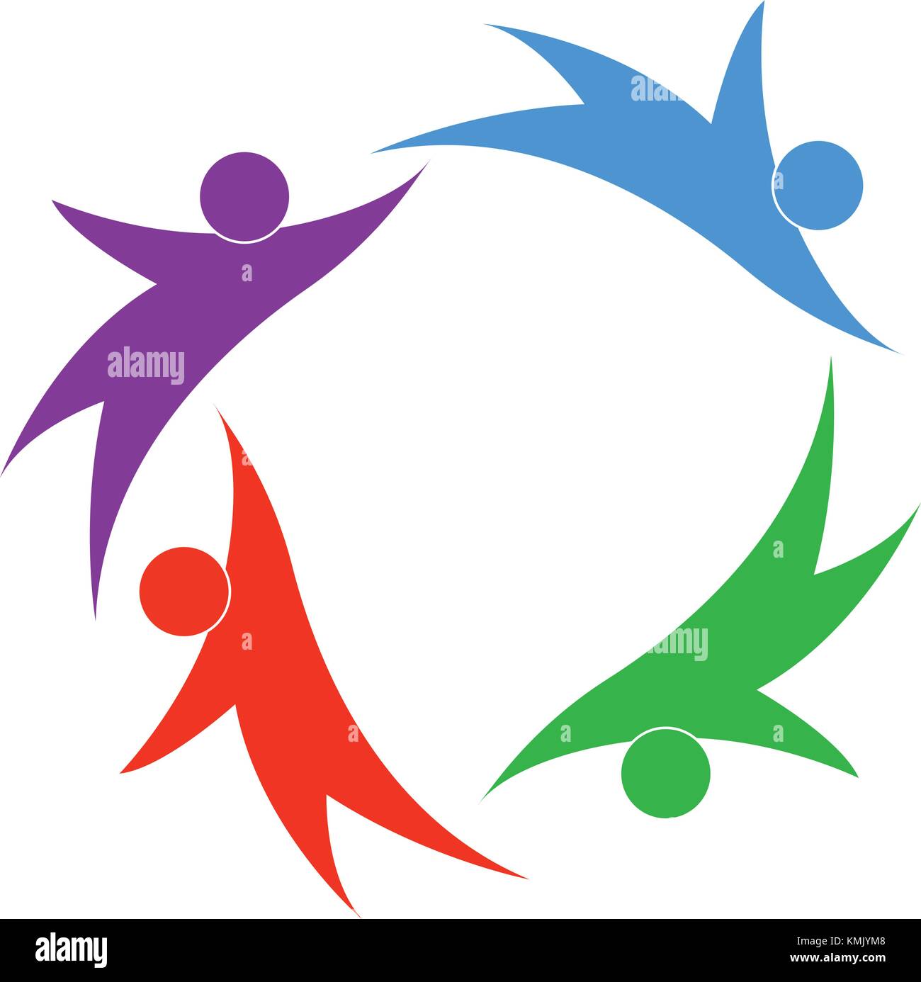 abstract group symbol Stock Vector Image & Art - Alamy