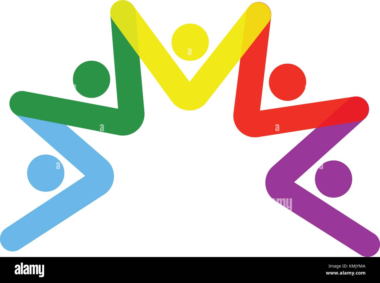 abstract group symbol Stock Vector Image & Art - Alamy