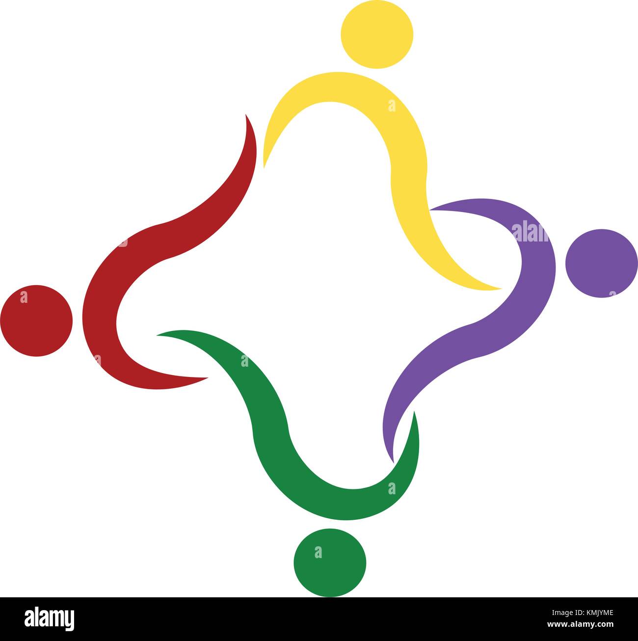 abstract group symbol Stock Vector Image & Art - Alamy