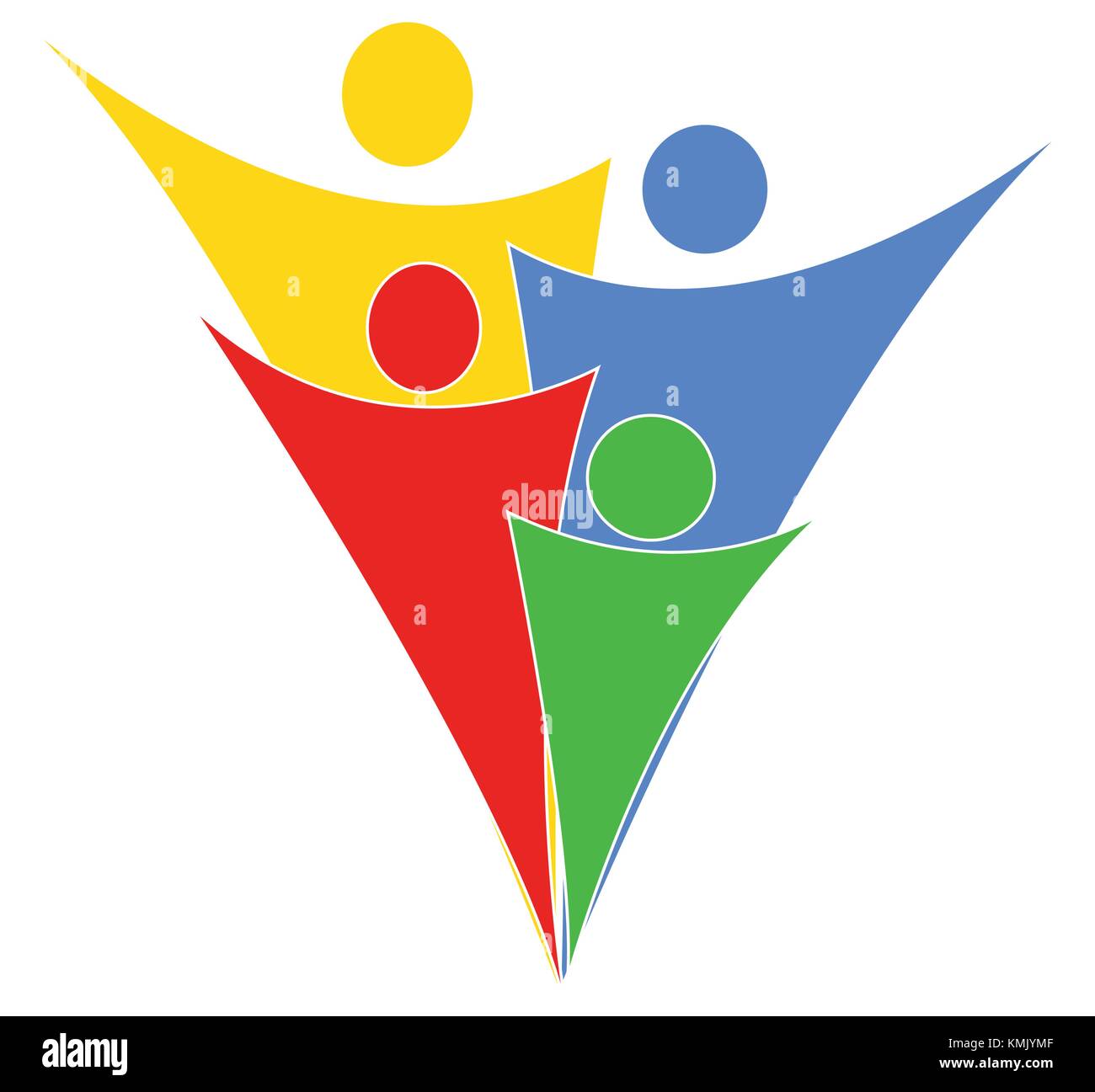 abstract group symbol Stock Vector Image & Art - Alamy