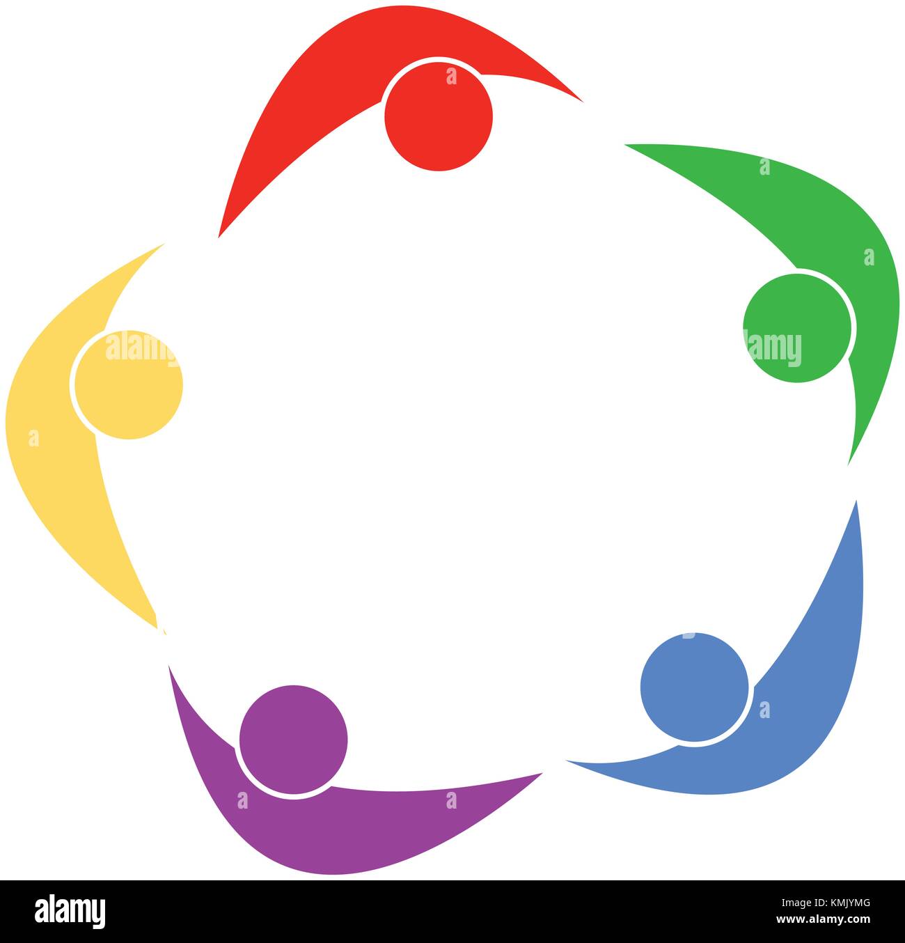 abstract group symbol Stock Vector Image & Art - Alamy