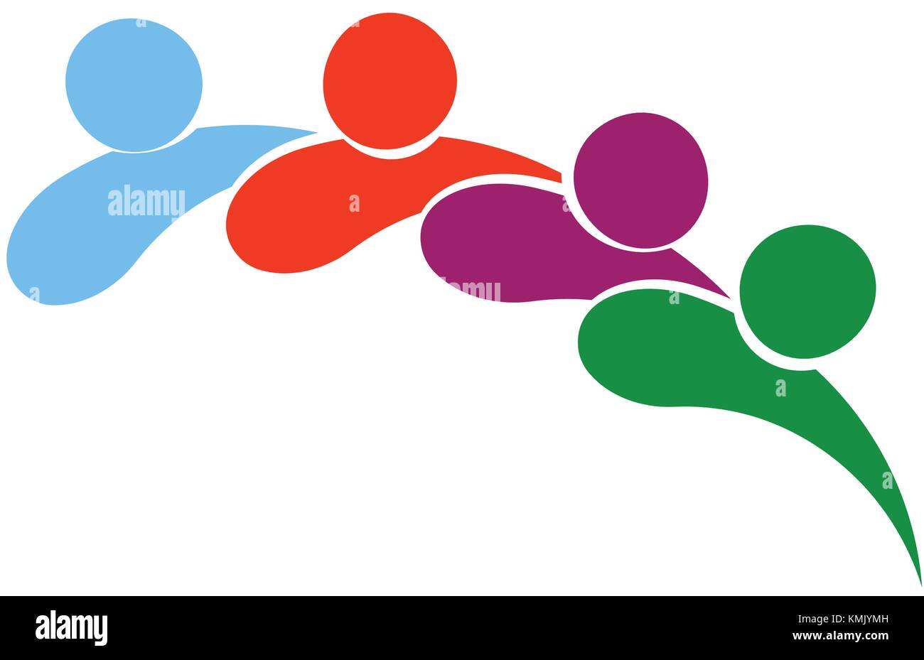 abstract group symbol Stock Vector Image & Art - Alamy