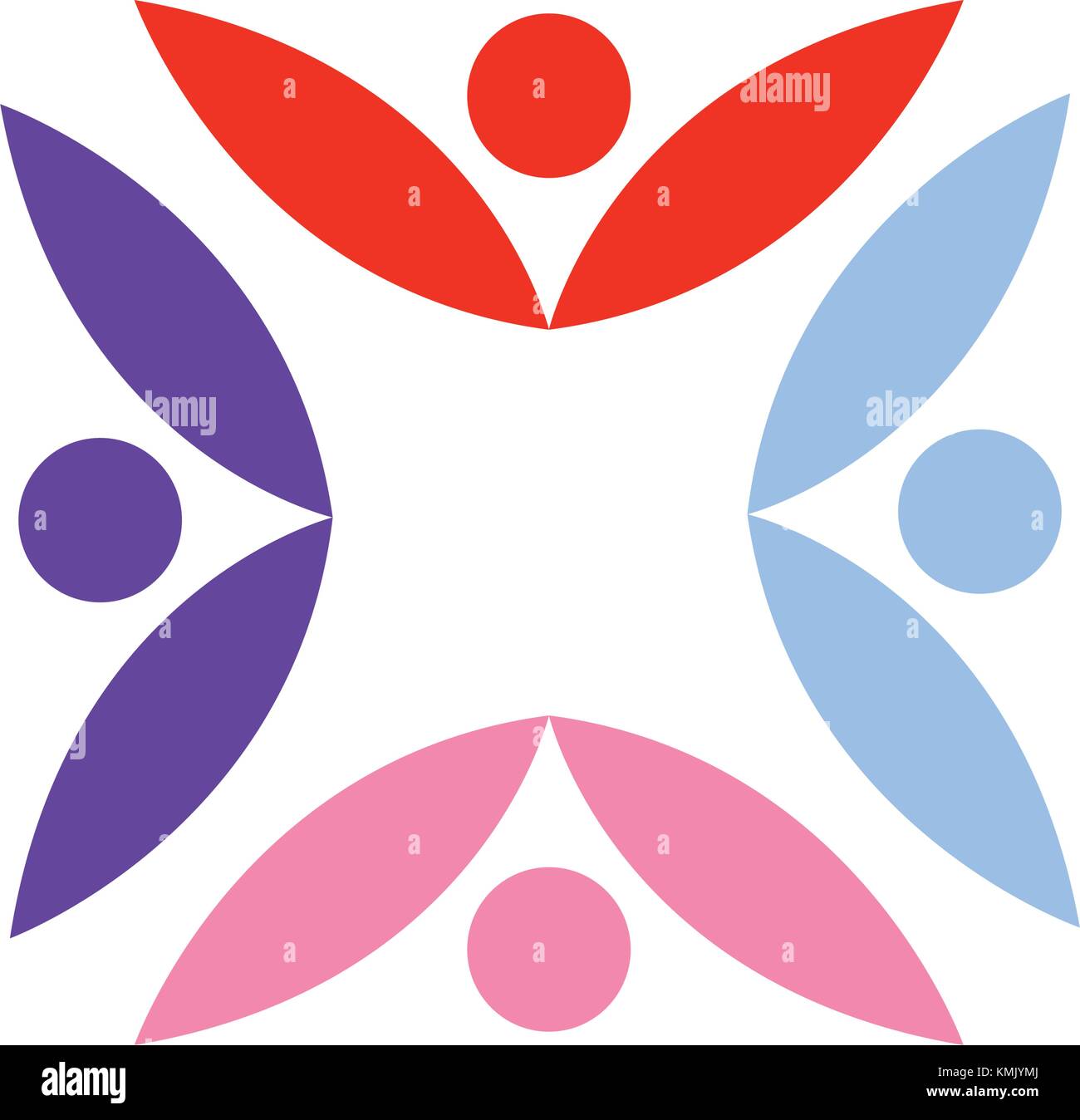 abstract group symbol Stock Vector Image & Art - Alamy