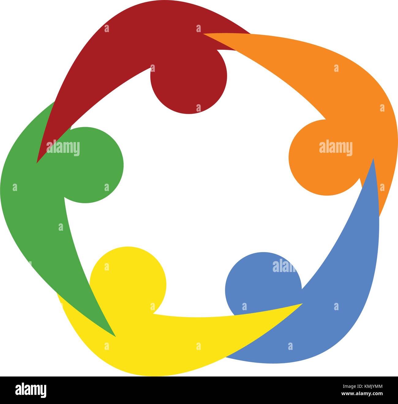 abstract group symbol Stock Vector Image & Art - Alamy