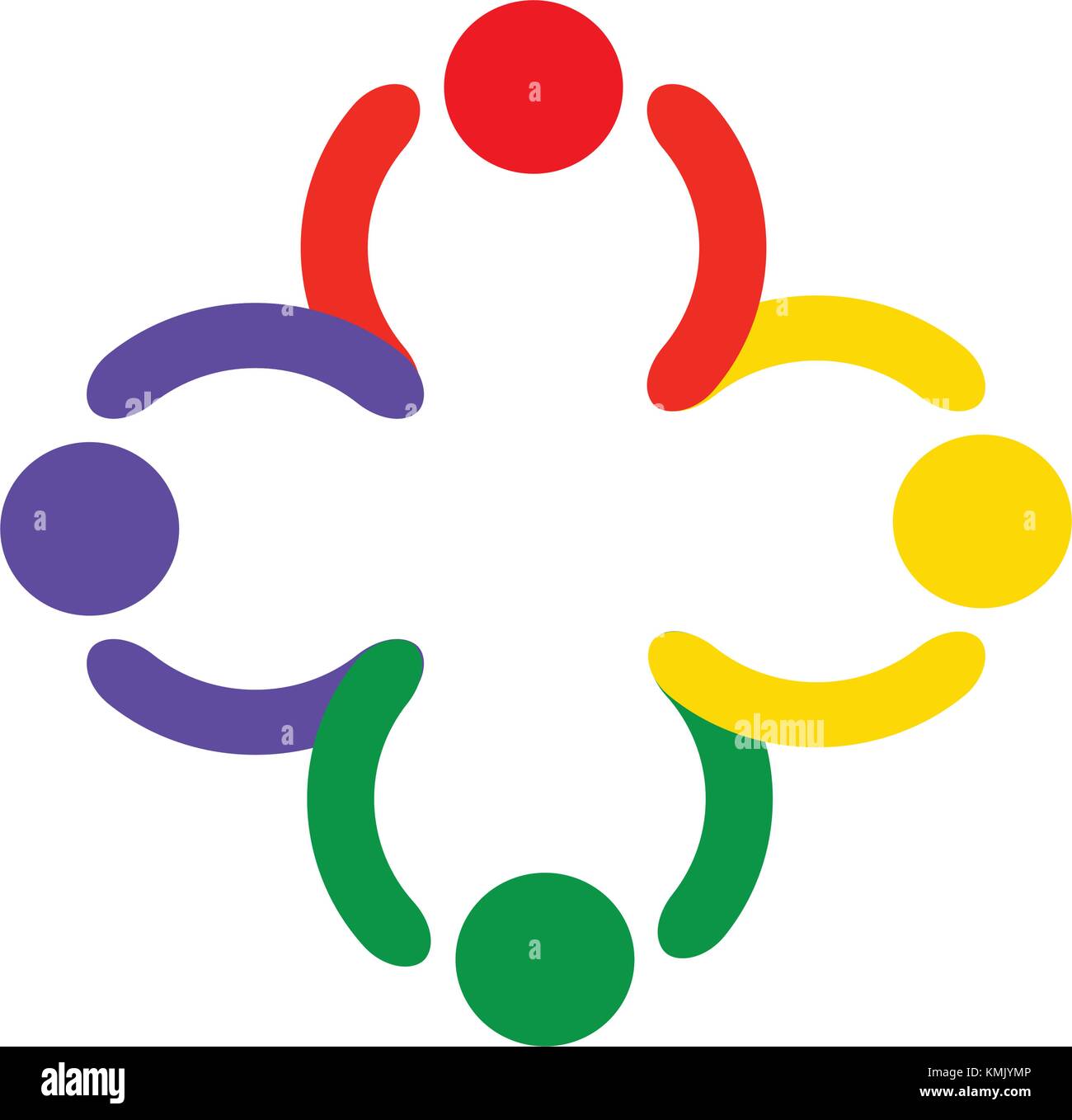 abstract group symbol Stock Vector Image & Art - Alamy