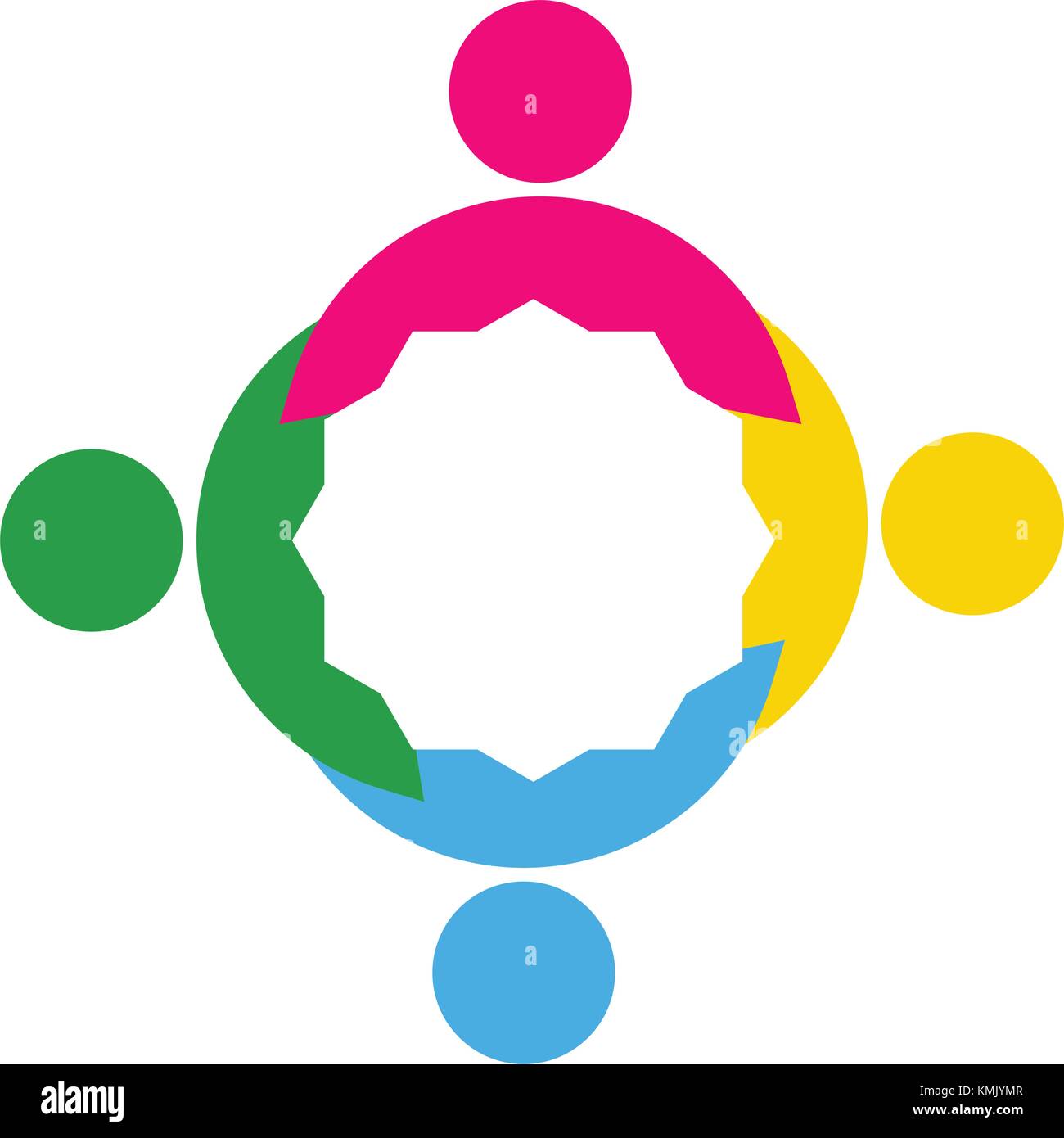 abstract group symbol Stock Vector Image & Art - Alamy