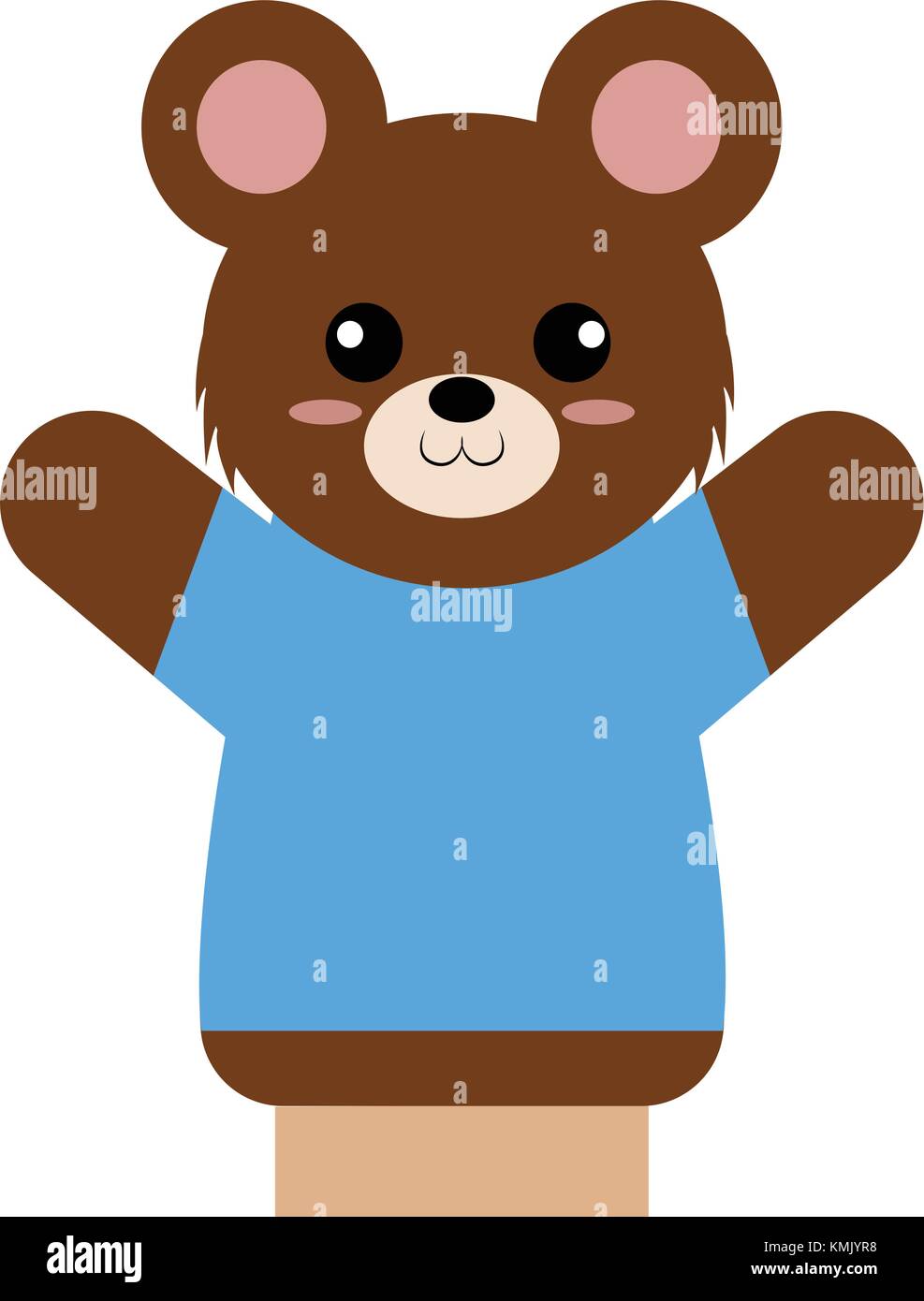 Cute puppet animal Stock Vector Image & Art - Alamy